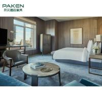 China Custom Hotel Bedroom Furniture Set with 1800×2000mm Bed Base and 2000×2200mm Wardrobe - E1 Grade Materials for sale