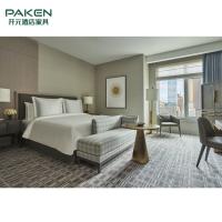 China Custom Hotel Bedroom Furniture Set with 1800×2000mm Bed Base and 2000×2200mm Wardrobe - E1 Grade Materials for sale