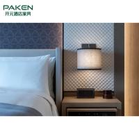 China Hotel Queen Size Bedroom Suite 1800x2000mm with High Glossy Finish and E1 Grade Plywood Construction for sale
