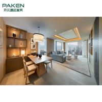 China Hotel Queen Size Bedroom Suite 1800x2000mm with High Glossy Finish and E1 Grade Plywood Construction for sale