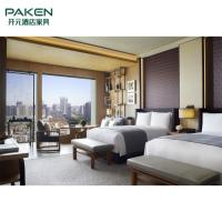 China Hotel Queen Size Bedroom Suite 1800x2000mm with High Glossy Finish and E1 Grade Plywood Construction for sale
