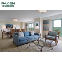 China Hotel Resort Bedroom Furniture Sets Rattan Solid Wood Material for sale