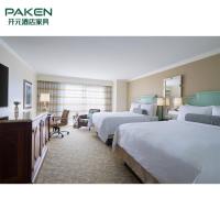 China Hotel Resort Bedroom Furniture Sets Rattan Solid Wood Material for sale