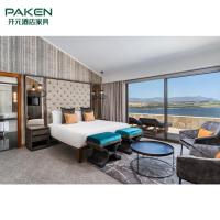 China Custom 5-Star Hotel Bedroom Sets with 2000mm Bed Base and 2400mm Wardrobe - Luxury Furniture for Hotels for sale