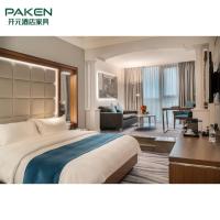 China Modern Walnut Wood Hotel Furniture Set - 13-Piece Collection with 1800mm Bed Base and 2000×500×2200mm Wardrobe for sale