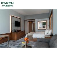China Modern Walnut Wood Hotel Furniture Set - 13-Piece Collection with 1800mm Bed Base and 2000×500×2200mm Wardrobe for sale