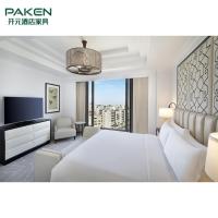 China 5 Star Elegant Oak Wood Hotel Furniture Set with 1800x2000mm Bed Base and 1200x2400mm Wardrobe for sale