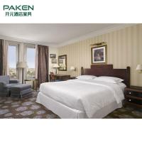 China Antique Wooden Guest Bedroom Set with 1800x2000mm Bed Base and 1200x600mm Writing Desk for Hotel Furniture for sale