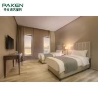 China Plywood MDF Veneer Upholstery Finish Hotel Wooden Bedroom Furniture for sale