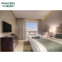 China Plywood MDF Veneer Upholstery Finish Hotel Wooden Bedroom Furniture for sale