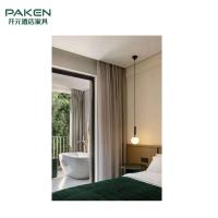 China Noble Natural Wood Veneer Hotel Furniture - E1 Grade Materials, 65,000 SQM Factory, Custom Sizes W2000×D2000×H300 for sale