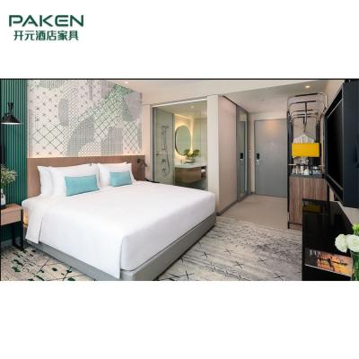 China Noble Natural Wood Veneer Hotel Furniture - E1 Grade Materials, 65,000 SQM Factory, Custom Sizes W2000×D2000×H300 for sale