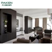 China E1 Grade Plywood Hotel Room Furniture Set with 1800x2000mm Bed Base and 2000x500x2200mm Wardrobe for 3-5 Star Hotels for sale