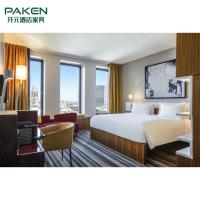 China E1 Grade Plywood Hotel Room Furniture Set with 1800x2000mm Bed Base and 2000x500x2200mm Wardrobe for 3-5 Star Hotels for sale