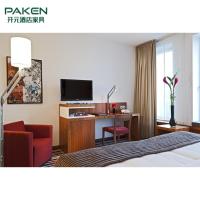 China E1 Grade Plywood Hotel Room Furniture Set with 1800x2000mm Bed Base and 2000x500x2200mm Wardrobe for 3-5 Star Hotels for sale