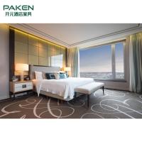China 1.8M King Size High Glossy Finish Guestroom Furniture Set with E1 Grade Materials and 3-Year Warranty for sale