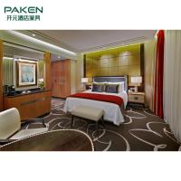 China 1.8M King Size High Glossy Finish Guestroom Furniture Set with E1 Grade Materials and 3-Year Warranty for sale