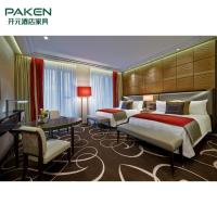 China 1.8M King Size High Glossy Finish Guestroom Furniture Set with E1 Grade Materials and 3-Year Warranty for sale
