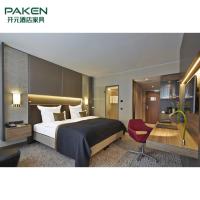 China Veneer Surface Hotel Furniture Sets with 1800x2000mm Bed Base and 13-Piece Configuration for Commercial Hospitality for sale