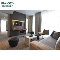 China Veneer Surface Hotel Furniture Sets with 1800x2000mm Bed Base and 13-Piece Configuration for Commercial Hospitality for sale
