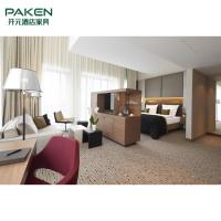 China Veneer Surface Hotel Furniture Sets with 1800x2000mm Bed Base and 13-Piece Configuration for Commercial Hospitality for sale