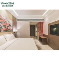 China ISO14001 Customized Size Veneer Light Wood Bedroom Set for sale