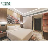 China ISO14001 Customized Size Veneer Light Wood Bedroom Set for sale