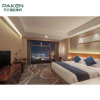 China Simple 4 Star Veneer Hotel Bedroom Furniture Sets for sale