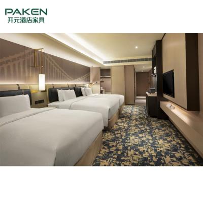 China Custom Hotel Guest Bedroom Furniture Set - 13-Piece Suite with 1800×2000mm Bed Base and 2000×2200mm Wardrobe for sale