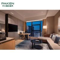 China Custom Wood Veneer Lacquer Finish Hotel Furniture - 1800x2000mm Bed Base & 2000x2200mm Wardrobe for sale