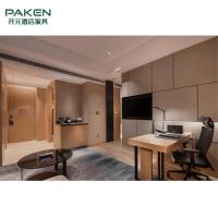 China Custom Wood Veneer Lacquer Finish Hotel Furniture - 1800x2000mm Bed Base & 2000x2200mm Wardrobe for sale