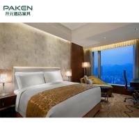 China Commercial High Gloss Hotel Bedroom Furniture Sets for sale