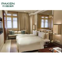 China OEM Simple Elegant Ash Solid Wood Hotel Bedroom Furniture Sets for sale
