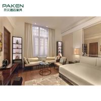 China OEM Simple Elegant Ash Solid Wood Hotel Bedroom Furniture Sets for sale
