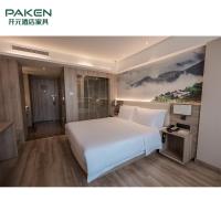China Hotel Interior Antique Walnut Luxury Bedroom Sets for sale