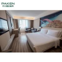 China Hotel Interior Antique Walnut Luxury Bedroom Sets for sale