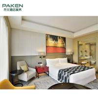 China Luxury Hotel Bedroom Furniture Suite - 13-Piece Melamine Set with 1800×2000mm Bed Base and 2000×2200mm Wardrobe for sale