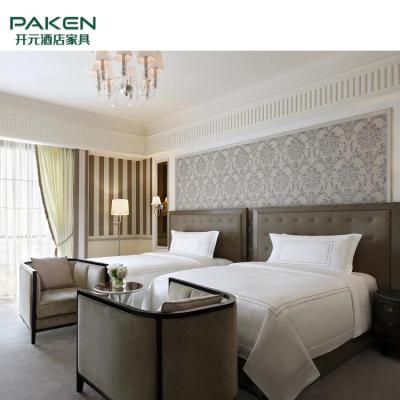 China High Glossy Finish Hotel Bedroom Furniture Set with 1800×2000mm Bed Base and 3-Year Warranty for sale