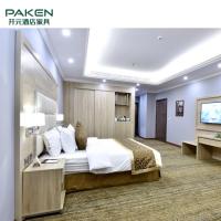 China High Glossy Finish Hotel Bedroom Furniture Set with 1800×2000mm Bed Base and 3-Year Warranty for sale