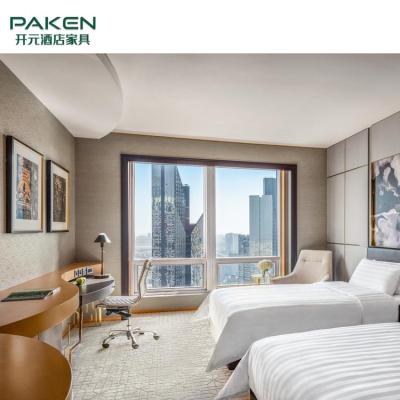 China 4 Star Hotel E1 Grade Plywood Guest Room Furniture Set - 13 Piece Custom Collection with 1800×2000mm Bed Base for sale