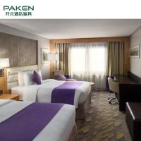 China Traditional Matt Finish Hotel Bedroom Furniture Sets - Solid Wood Construction with 1800x2000mm Bed Base and Custom Sizing Options for sale