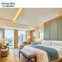 China 13-Piece Wooden Apartment Bedroom Furniture Set with 1800×2000mm Bed Base and 2000×2200mm Wardrobe for sale