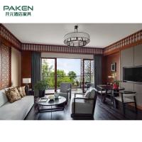 China Custom MDF Hotel Villa Furniture with 0.6mm Wood Veneer and 3-Year Warranty for 4-Star Accommodations for sale