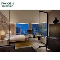 China E1 Grade Plywood Hotel Bedroom Furniture Set with 1800x2000mm Bed Base and 2000x2200mm Wardrobe for sale