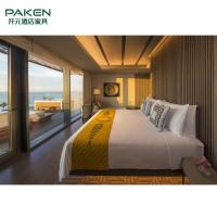 China Custom Walnut Solid Wood Hotel Furniture Set - 1800x2000mm Bed Base, 13-Piece Modern Apartment Collection for sale