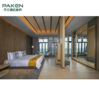 China Custom Walnut Solid Wood Hotel Furniture Set - 1800x2000mm Bed Base, 13-Piece Modern Apartment Collection for sale