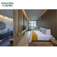 China Custom Walnut Solid Wood Hotel Furniture Set - 1800x2000mm Bed Base, 13-Piece Modern Apartment Collection for sale