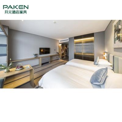 China Matt Finish Laminate Hotel Furniture Custom Made with 1600mm Headboard and 1500mm Desk for 3-5 Star Properties for sale