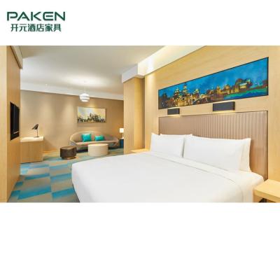 China Custom Hotel Bedroom Furniture Set with 1800x2000mm Bed Base and 1200x600x2200mm Wardrobe - ISO Certified for sale