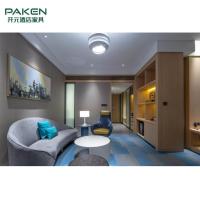 China Custom Hotel Bedroom Furniture Set with 1800x2000mm Bed Base and 1200x600x2200mm Wardrobe - ISO Certified for sale